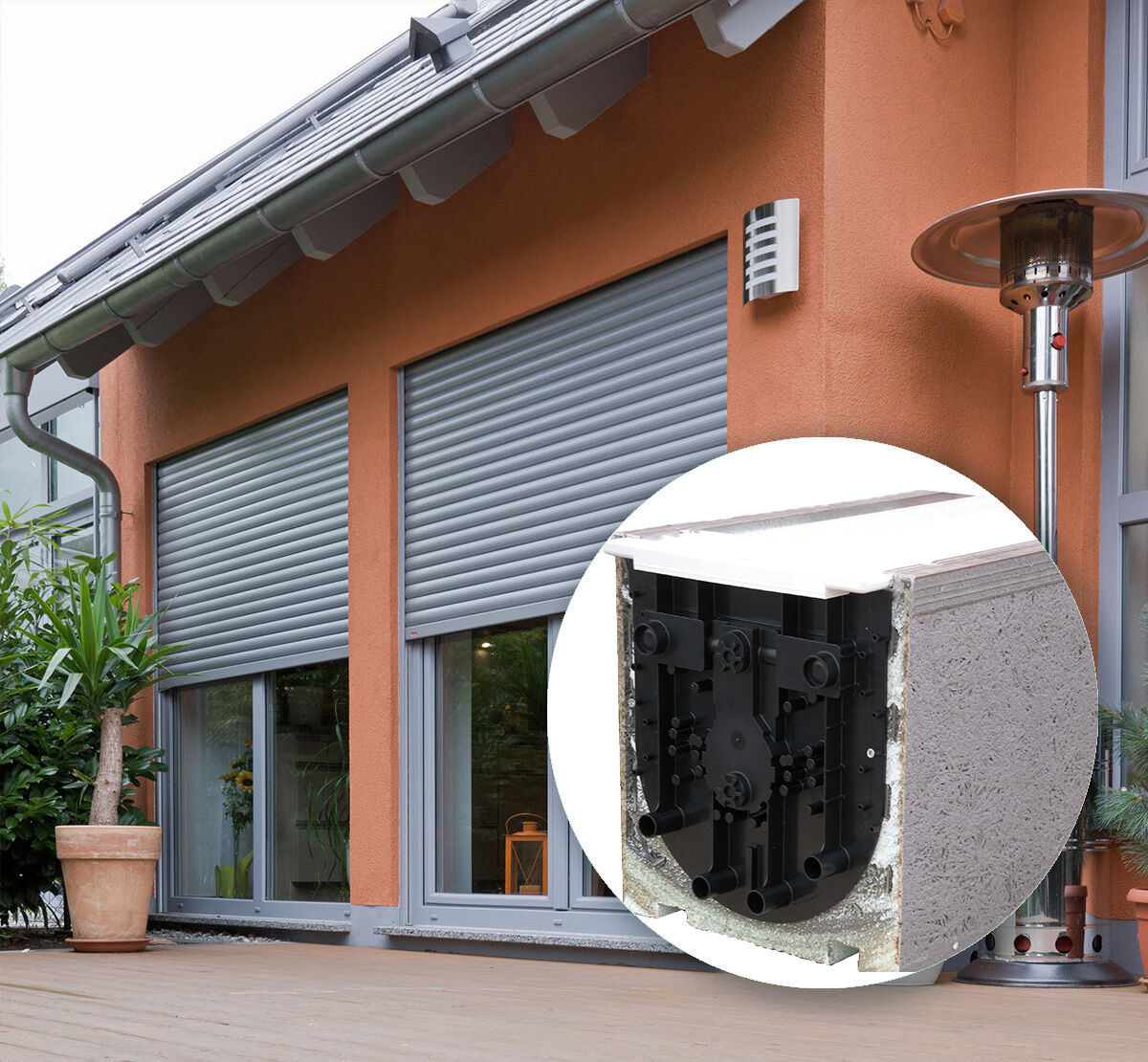 Volets roulants sur-mesure en aluminium et PVC | Aurore-VP16